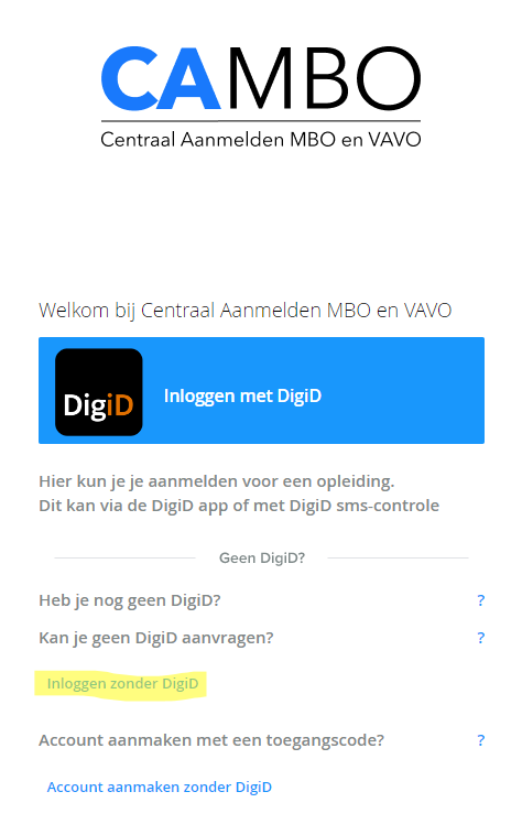 inloggen2fa reset 1 – Coöperatie MBO Voorzieningen